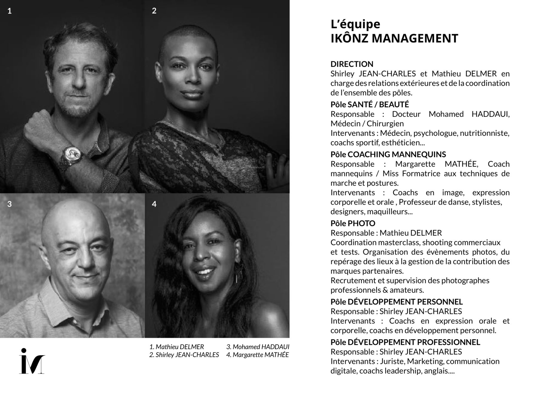 Ikônz Management - Portfolio of Ikônz Management's Visual identity